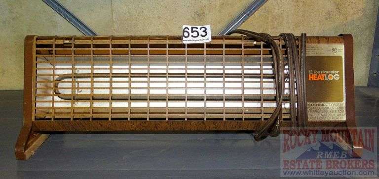 Toastmaster Heat log 1000w electric heater. - Rocky Mountain Estate ...