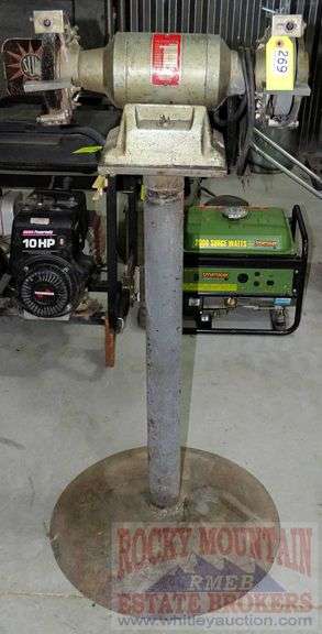Wissota model E6 6" dual wheel grinder on heavy duty stand. - Rocky ...