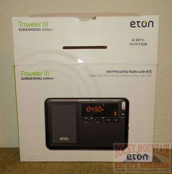 Eton Traveler III Grundig Edition AM/FM/LW/SW Radio with ATS. This ...