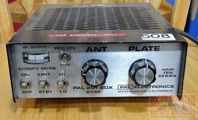 Vintage PAL Electronics Ham Ten Series linear power amplifier. - Rocky ...