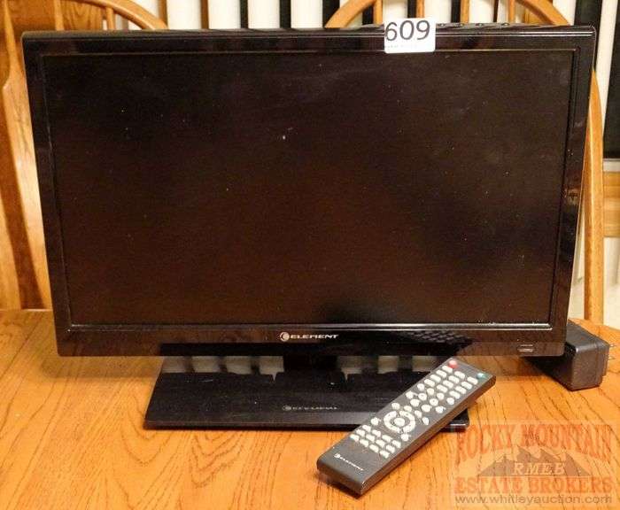 Element 19" flat screen TV with remote. - Rocky Mountain Estate Brokers ...