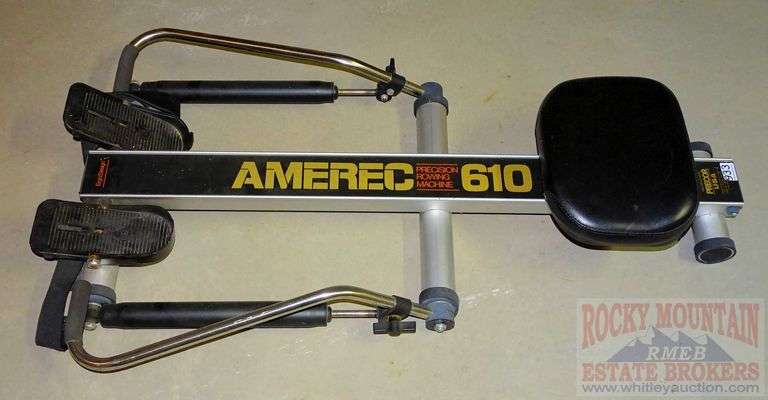Amerec 610 Precision Rowing Machine. - Rocky Mountain Estate Brokers Inc.