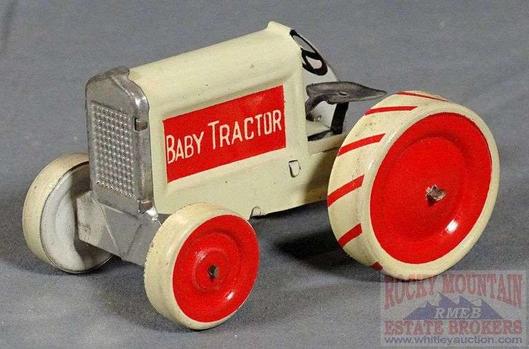 1916 Animate Toy "Baby Tractor" friction toy with original box. This ...