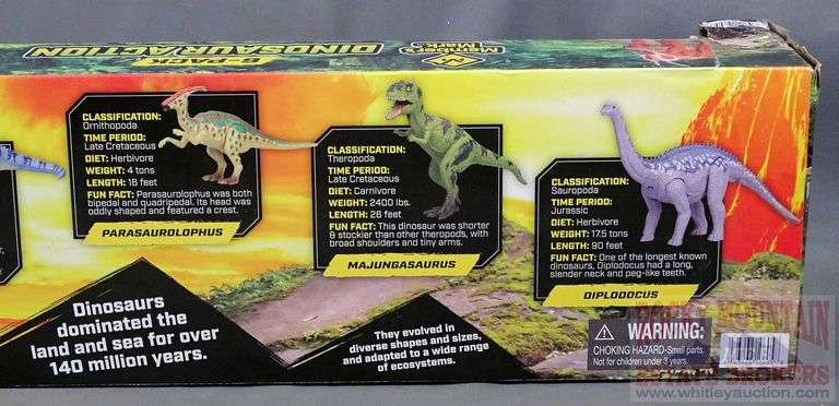 Super cool & very fun, 6 pack "Dinosaur Action" set. This comes with 6 ...