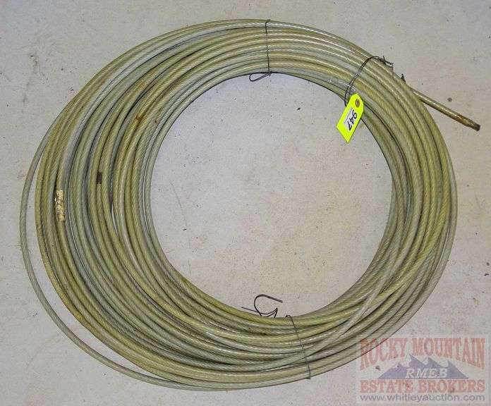 Heavy Duty rubber coated braided cable. - Rocky Mountain Estate Brokers ...