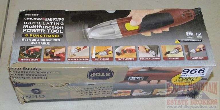 Chicago Electric oscillating tool in original box. - Rocky Mountain ...