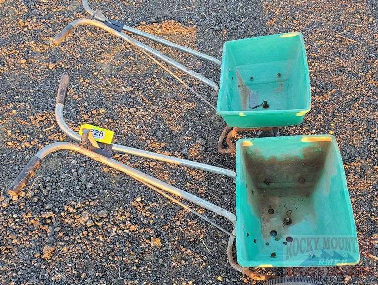 2 Red Devil broadcast spreaders. All for one money. - Rocky Mountain ...