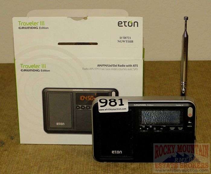 Eton Traveler III Grundig Edition AM/FM/LW/SW Radio with ATS. This ...