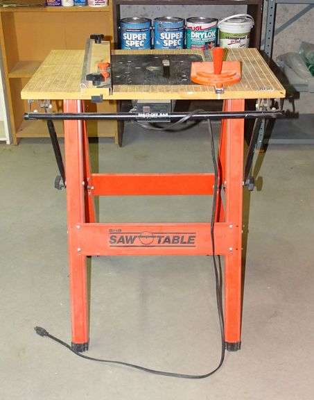IRS folding saw table. 34"X27"X20". Mount your circular saw to this and ...