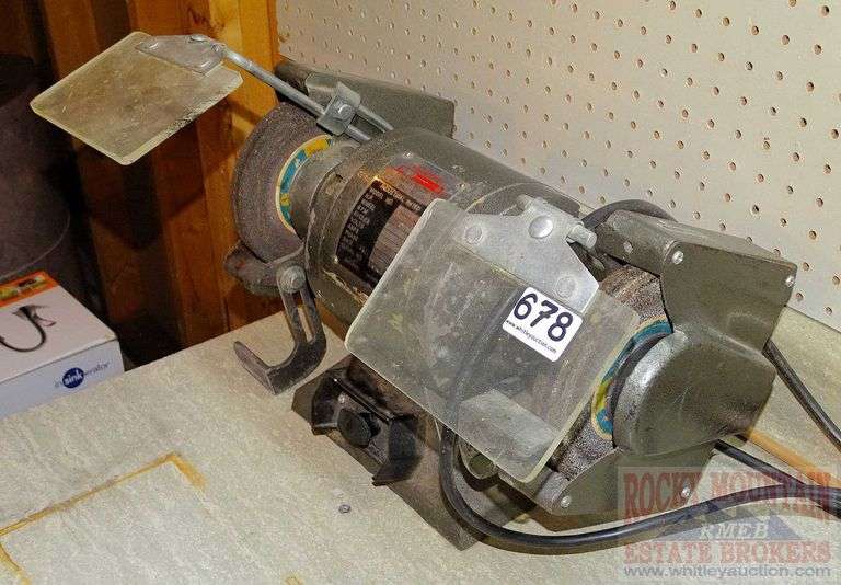 Blackhawk industrial rated Model 50-6 dual wheel bench grinder. - Rocky ...
