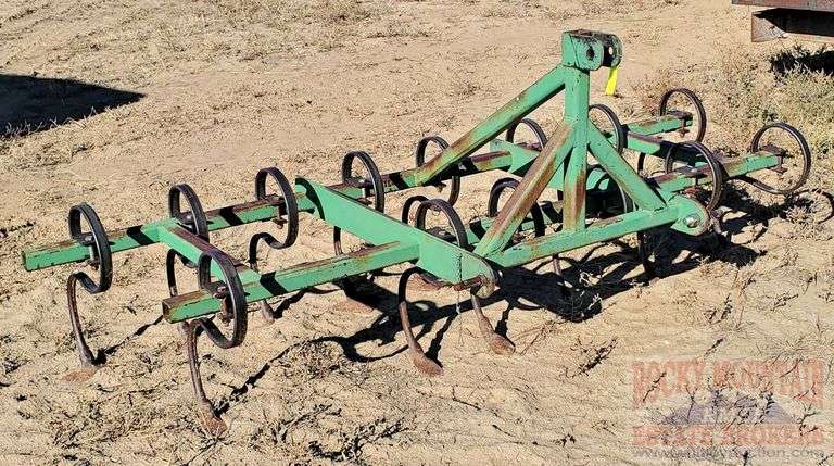 Green 8' 2-row 3-point spring tooth cultivator. - Rocky Mountain Estate ...