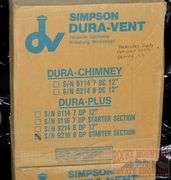 4 pieces of Dura-Vent Dura-Plus vent pipe, roof cap & flashing. All for ...