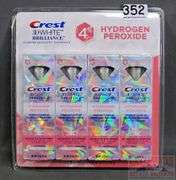 New Crest 4-Pack of 3D White Brilliance Hydrogen Peroxide Toothpaste ...