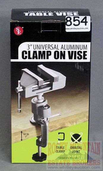 New 3" universal aluminum Clamp-on vise. This is a nice looking 3 ...