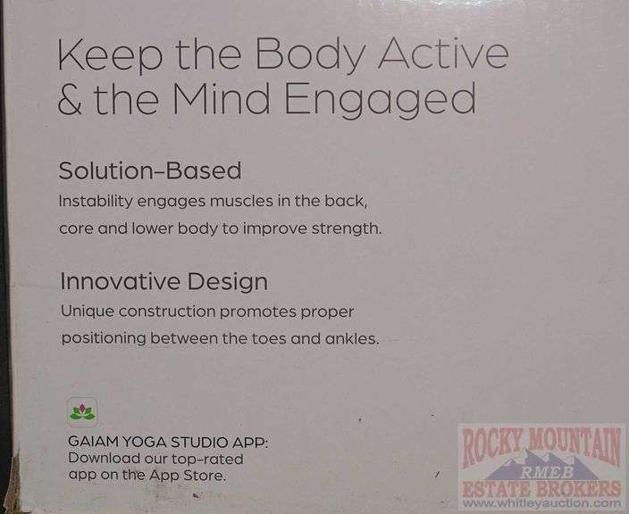 New Gaiam Evolve Balance Board. Low-impact movement activates back ...