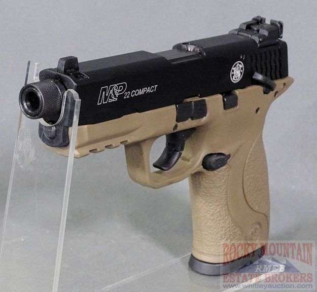 New Smith & Wesson M&P22 FDE Compact .22 LR Semi-Automatic Pistol ...