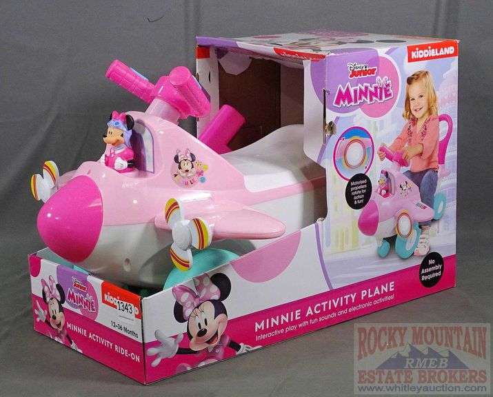 Super cute new Disney Junior Minnie Activity ride-on plane with fun ...