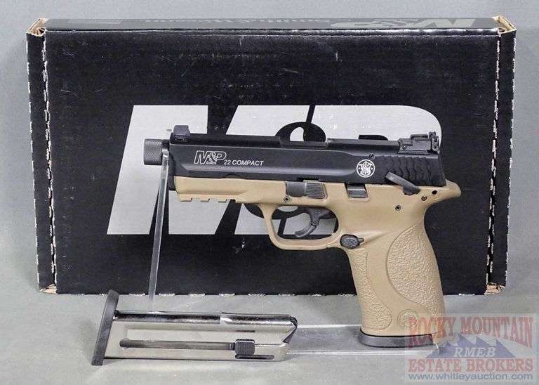 New Smith & Wesson M&P22 FDE Compact .22 LR Semi-Automatic Pistol ...