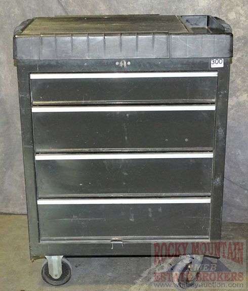Nice 4 drawer rolling tool box with top compartments. - Rocky Mountain ...