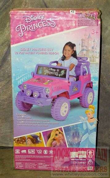 Cool New Disney Princess Ride-On SUV. - Rocky Mountain Estate Brokers Inc.