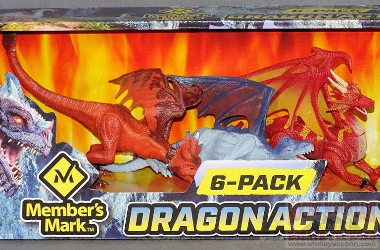 New 6-pack of poseable dragon action figures. Just in time for ...