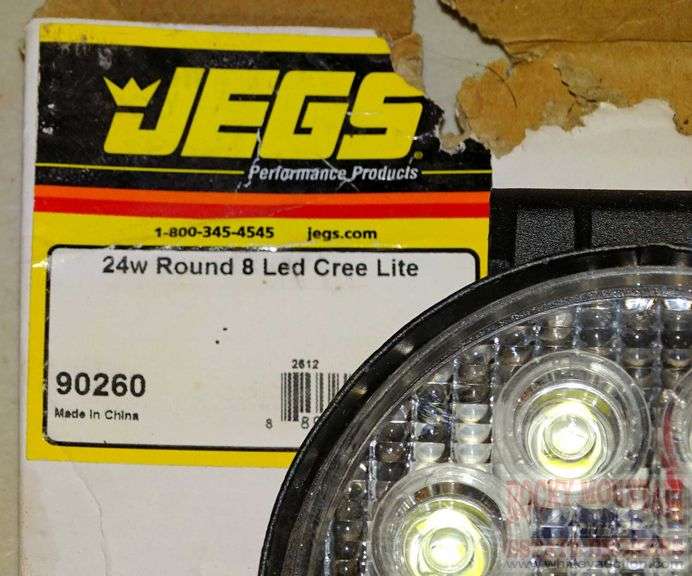 New Jegs 24 watt round 8 LED utility light. - Rocky Mountain Estate ...