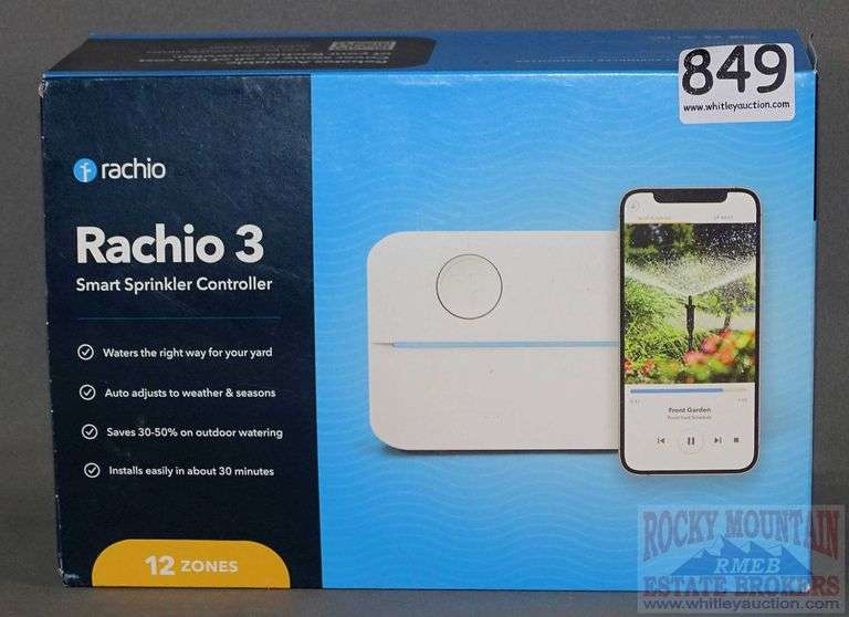 New Rachio 3, Smart Wi-Fi Sprinkler Controller. Controls 12 zones ...