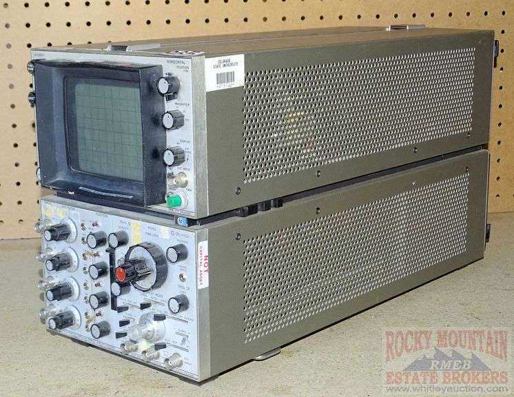 Hewlett Packard 1804A Four Channel Vertical Amplifier, 1821A Time Base ...