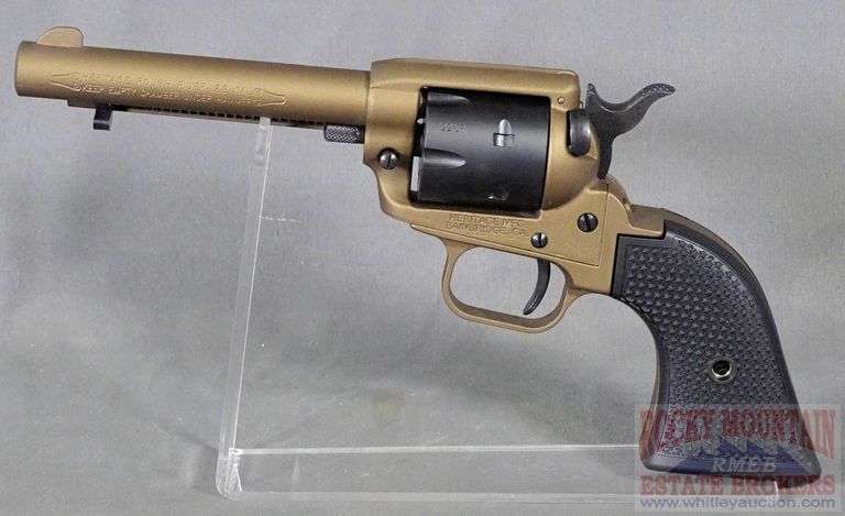 Brand new Heritage Rough Rider 6-Shot .22LR Burnt Bronze Revolver with ...