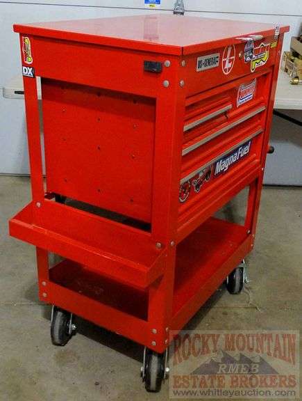 US General Red Rolling Tool Box with lift-top and drawers. 42"X30.5"X21 ...