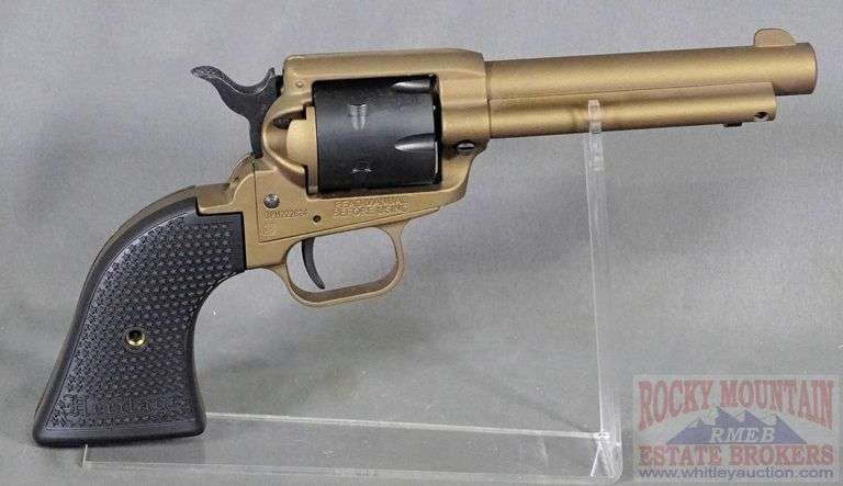 Brand new Heritage Rough Rider 6-Shot .22LR Burnt Bronze Revolver with ...