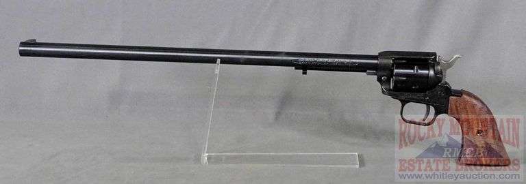 New Heritage 6-Shot .22LR 16" Revolver with carved wood "Freedom" grips ...