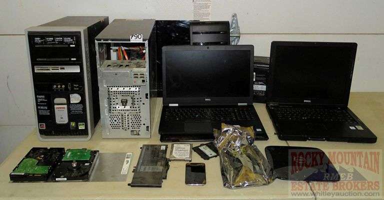 Asst. computer items with 2 towers, 2 laptops and more. All for one ...