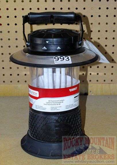 Utilitech 250 lumen, battery operated camping lantern. 15" high ...
