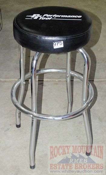 Performance Tool swivel shop stool, 29" high. - Rocky Mountain Estate ...