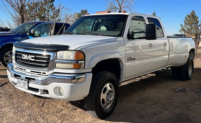 2006 GMC 3500 One Ton Dually Crew Cab 4x4 Pickup W/ Duramax & Allison ...