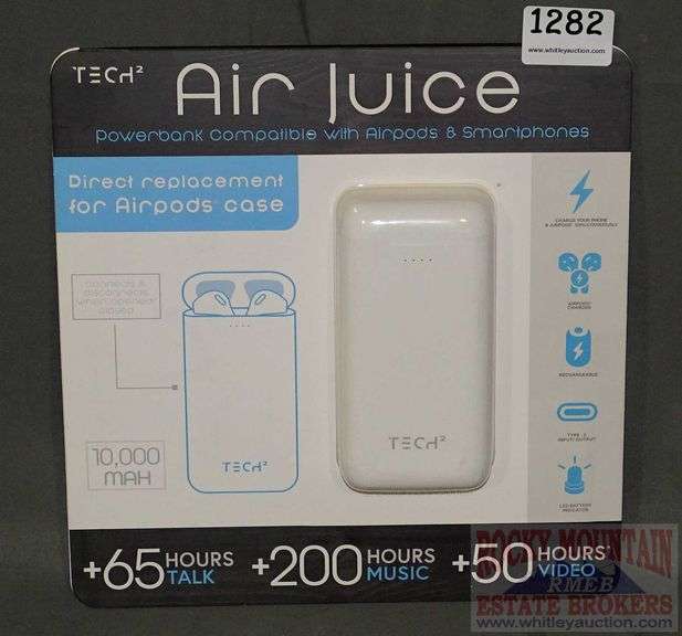 New Tech 2 Air Juice 10 Mah Power Bank with air pod charger. You can ...