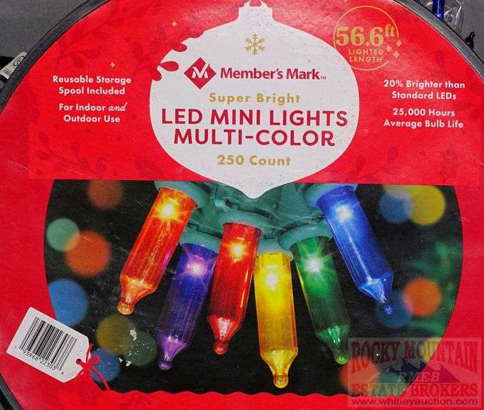New Member's Mark LED Multi-Color 56.6' LED mini lights. - Rocky ...
