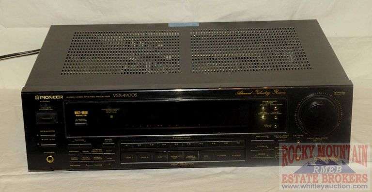 Pioneer VSX49-4900S AV Stereo Receiver W/ Programmable Remote. - Rocky ...