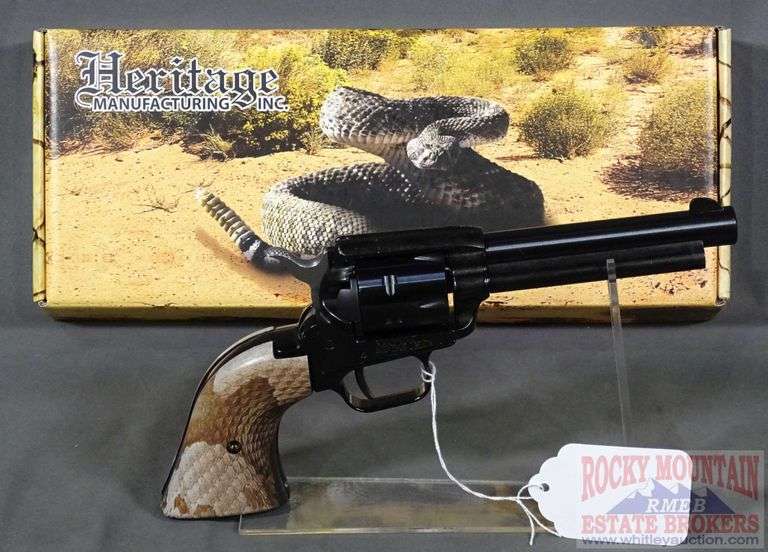 Brand new Heritage Rough Rider 6-shot .22LR revolver with 4.75" barrel ...