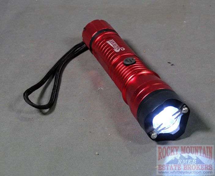 New Striker flashlight - stun gun combo with sheath, red. - Rocky ...