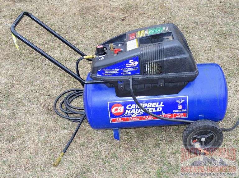 Campbell Hausfeld 5 HP, 13 gallon, 125 max PSI air compressor. - Rocky ...
