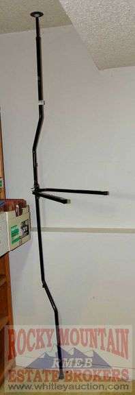 Spring loaded monitor/equipment stand. - Rocky Mountain Estate Brokers Inc.