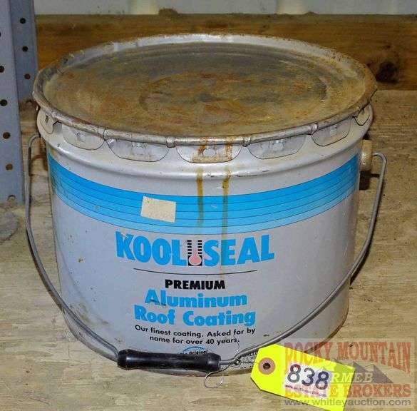 3 gallon bucket Kool Seal aluminum roof coating, appears new. - Rocky ...