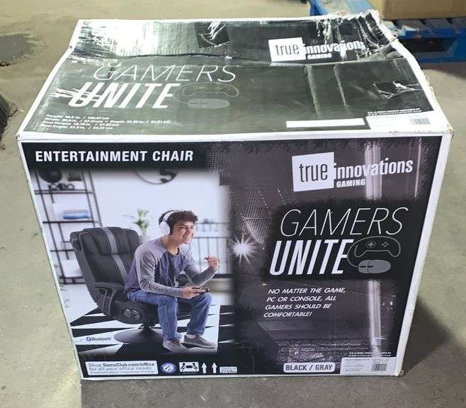True Innovations "Gamer's Unite" Bluetooth gaming chair - Rocky ...
