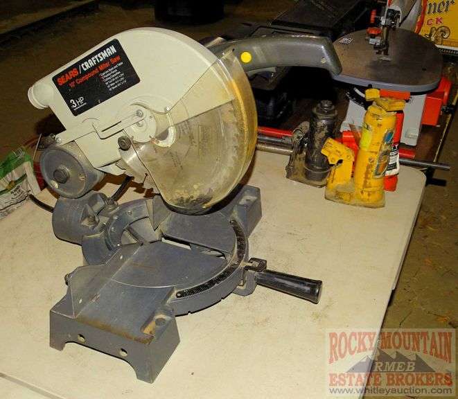 Craftsman 3HP, 10" compound miter saw. - Rocky Mountain Estate Brokers Inc.