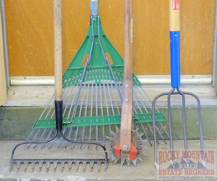 2 rakes, edger & potato fork. All for one money. - Rocky Mountain ...