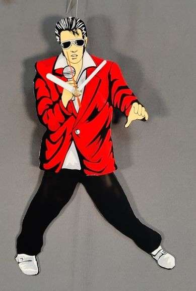 Super cool, new "Elvis" swinging legs clock. - Rocky Mountain Estate ...