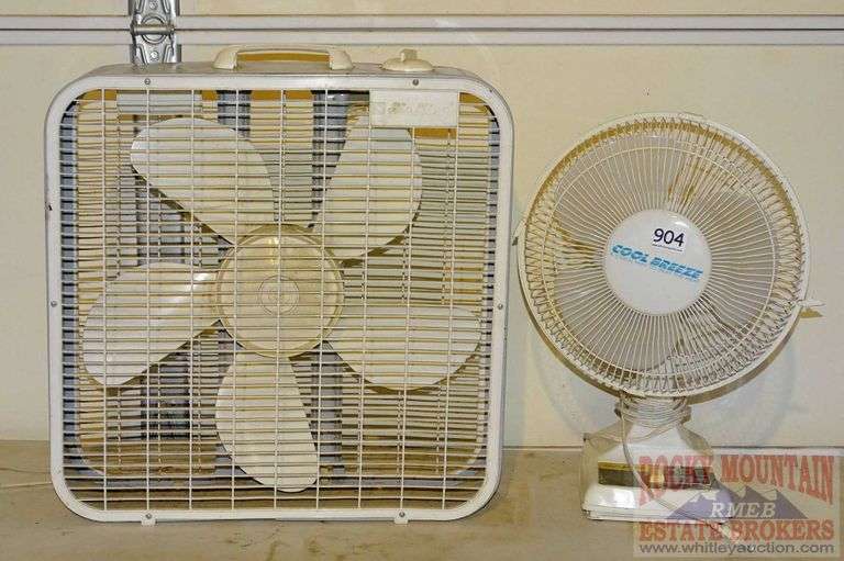 Box fan & oscillating fan. Both for one money. - Rocky Mountain Estate ...