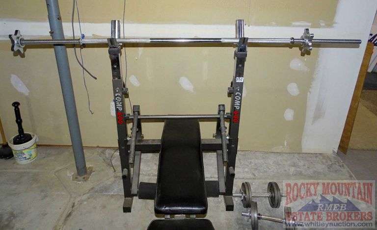 Comp 600 weight bench & weights. A pretty nice set up. All for one ...